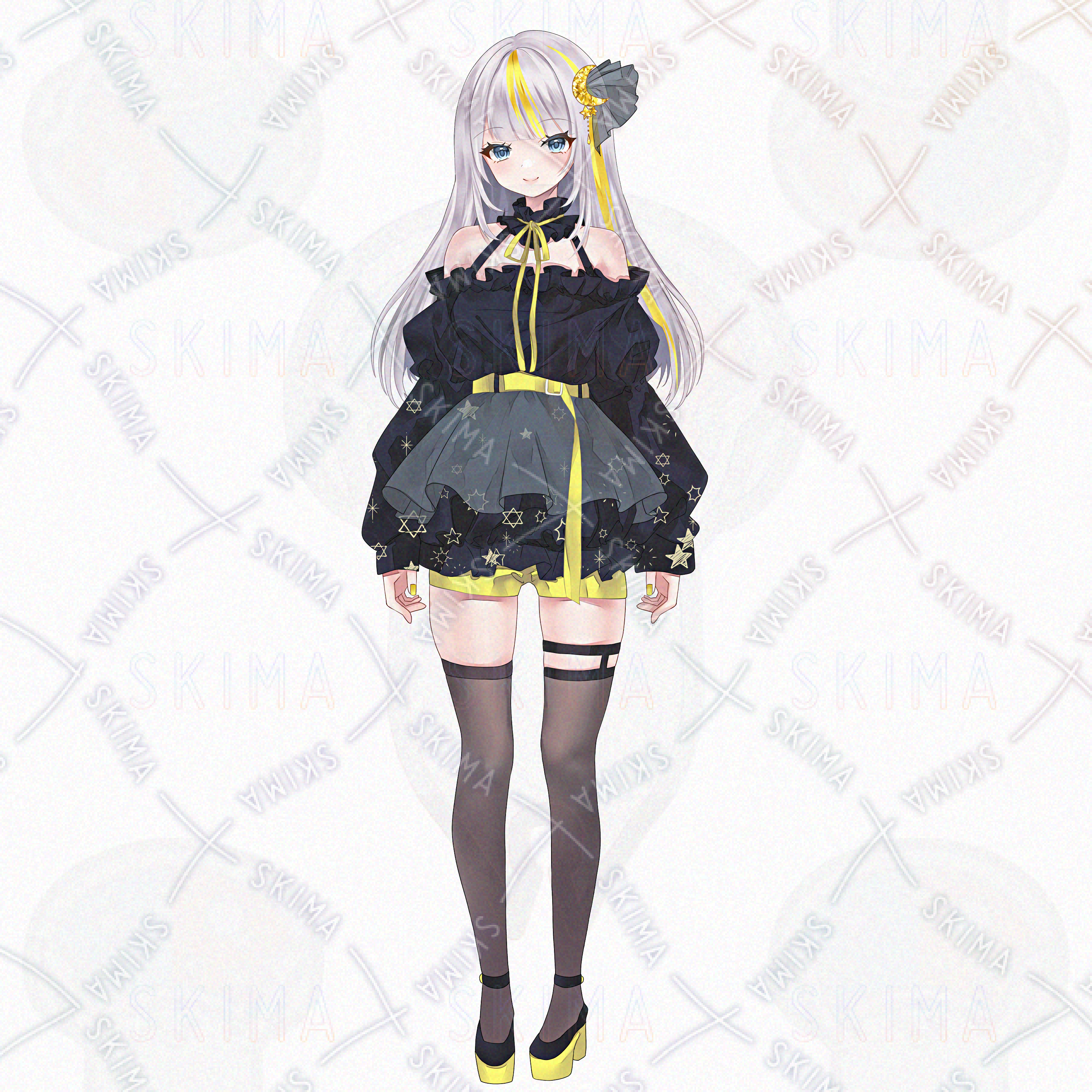 【1点限定】夜空の擬人化女の子 | SKIMA（スキマ）