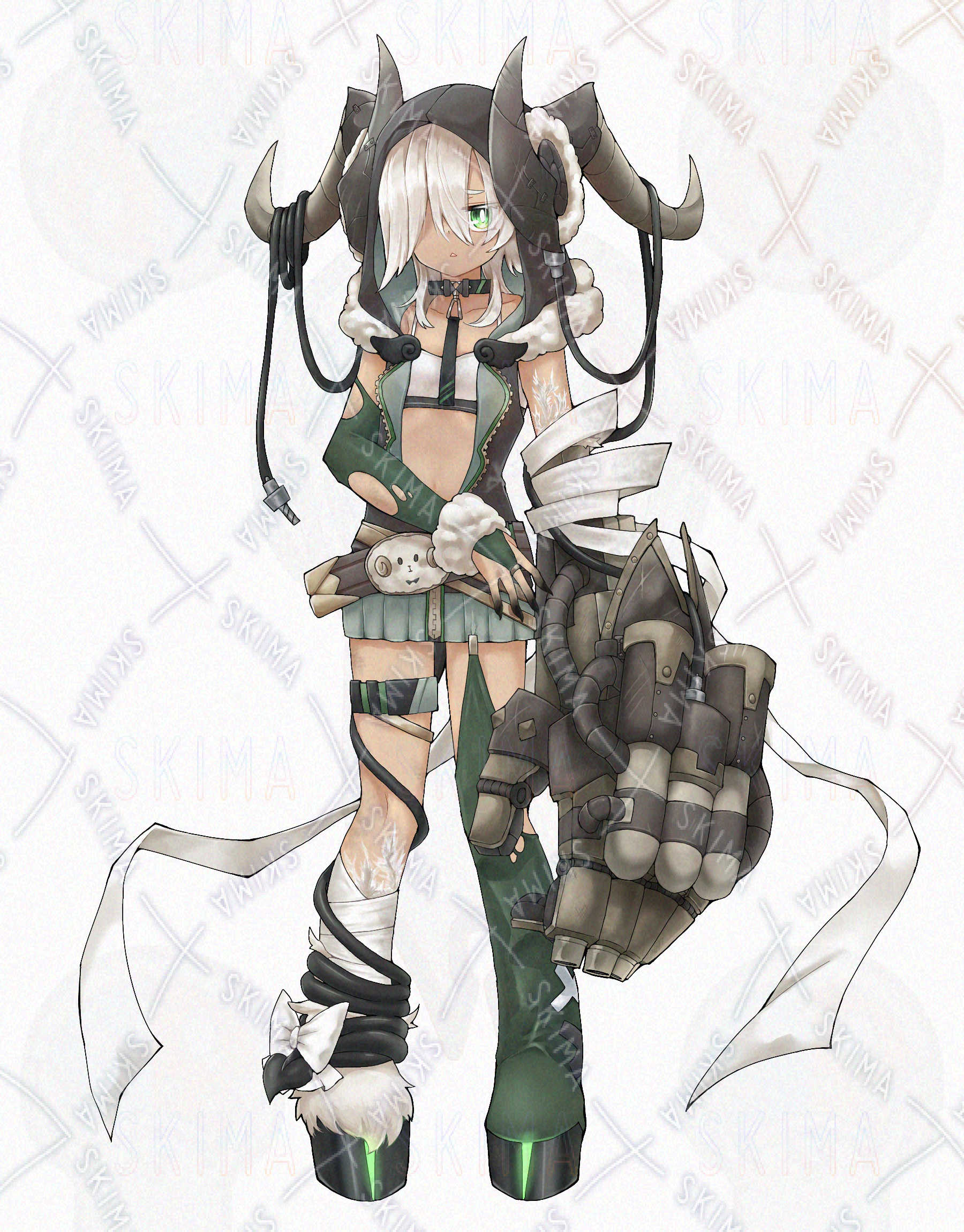 粗悪鋼のアクマ【表情差分8種＋SD2種＋ウエストショット1種】 | SKIMA（スキマ）