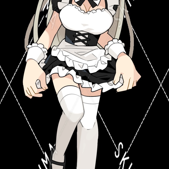 005 恥じらうメイドさん | スキマ - イラスト依頼・キャラ販売ならSKIMA