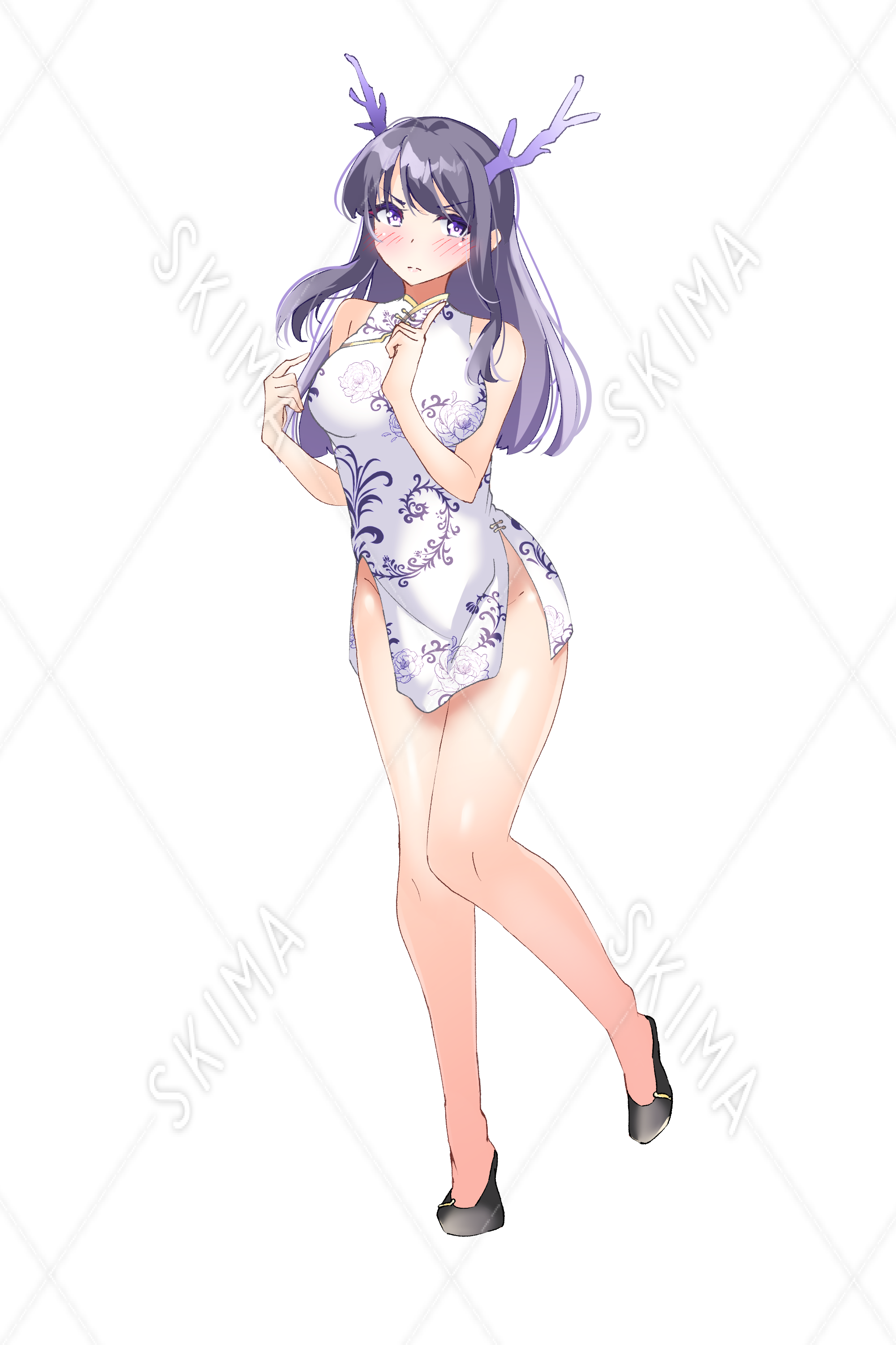 Adopt 16 角っ子チャイナ娘 【立ち絵 表情6種】 | スキマ - イラスト依頼・キャラ販売ならSKIMA