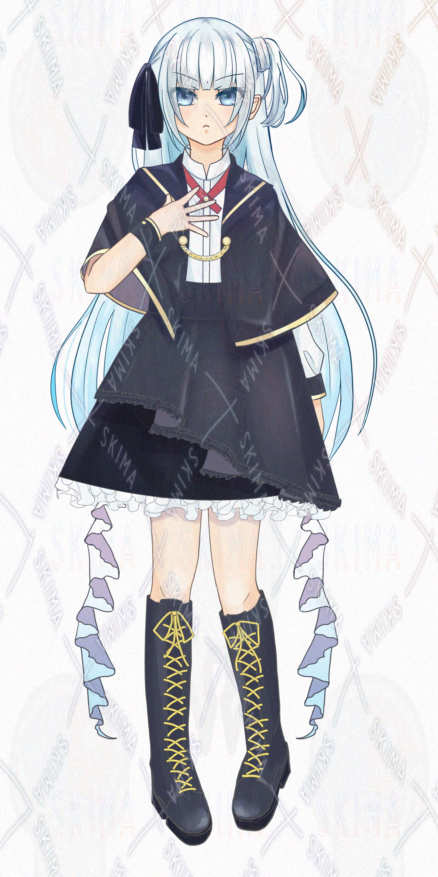 清楚系制服少女【表情3種】 | SKIMA（スキマ）