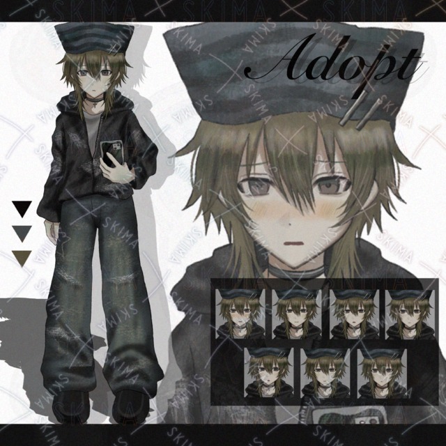 Adopt3【表情7種】 | SKIMA（スキマ）