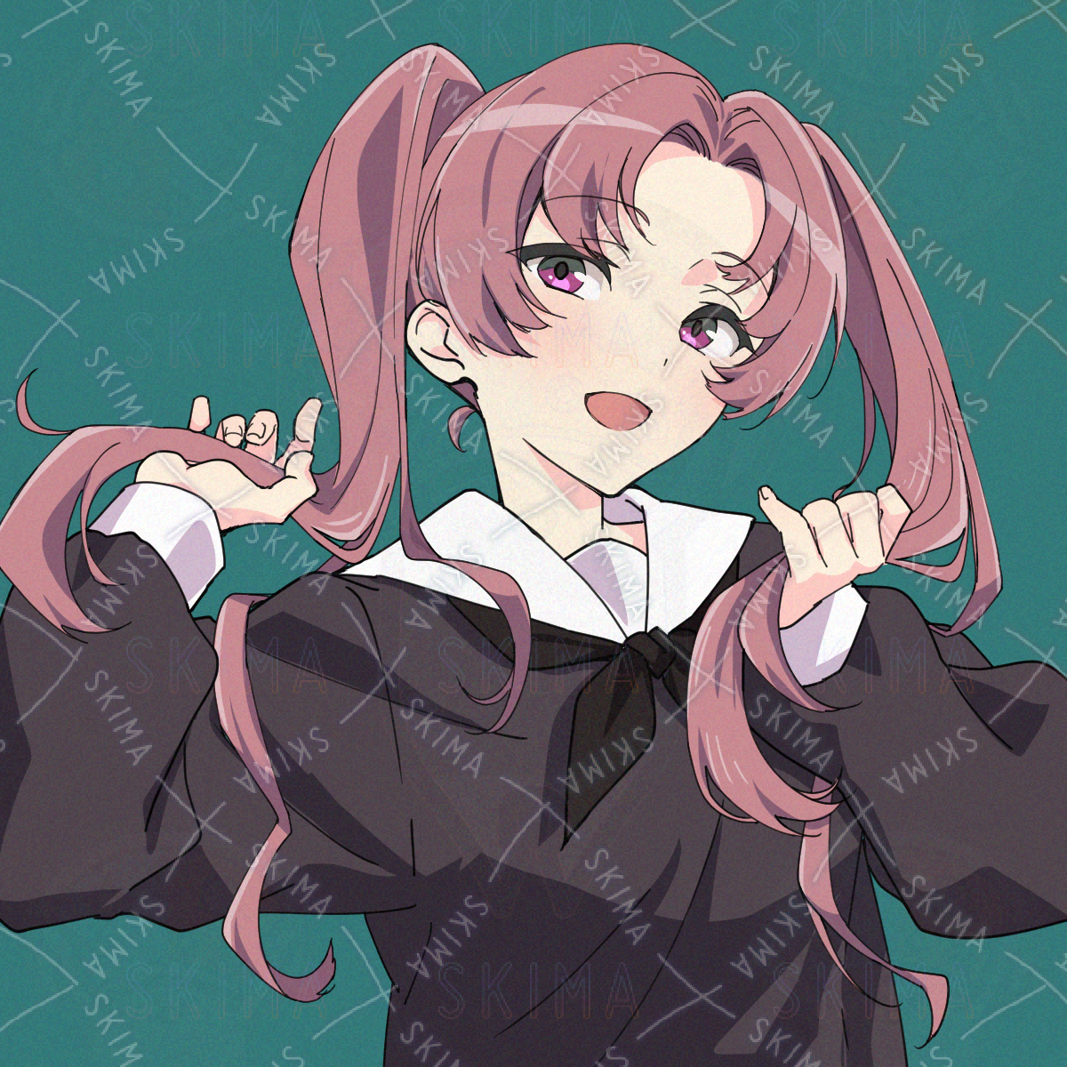 SNSアイコン ツインテールの女の子 | SKIMA（スキマ）