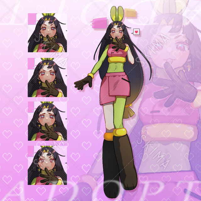 【立ち絵＋差分4種】近未来風の少女 | スキマ - イラスト依頼・キャラ販売ならSKIMA