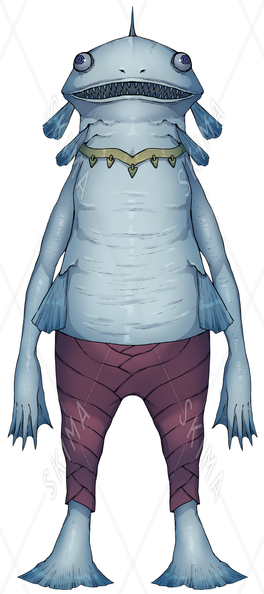 [SALE]半魚人（4/26頃まで値下げ） | スキマ - イラスト依頼・キャラ販売ならSKIMA