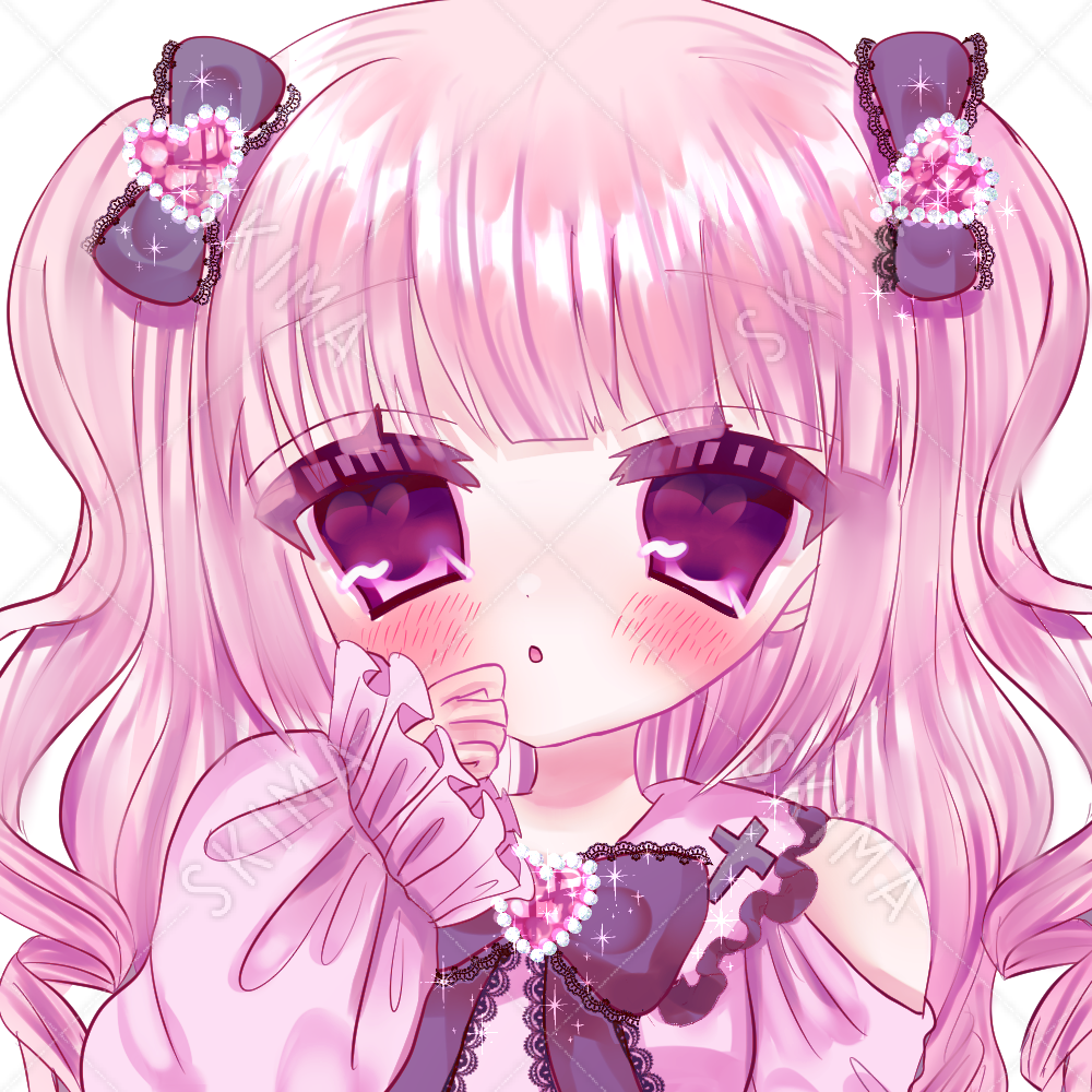 icon(涙差分有)量産型地雷系女の子 | スキマ - イラスト依頼・opt販売ならSKIMA