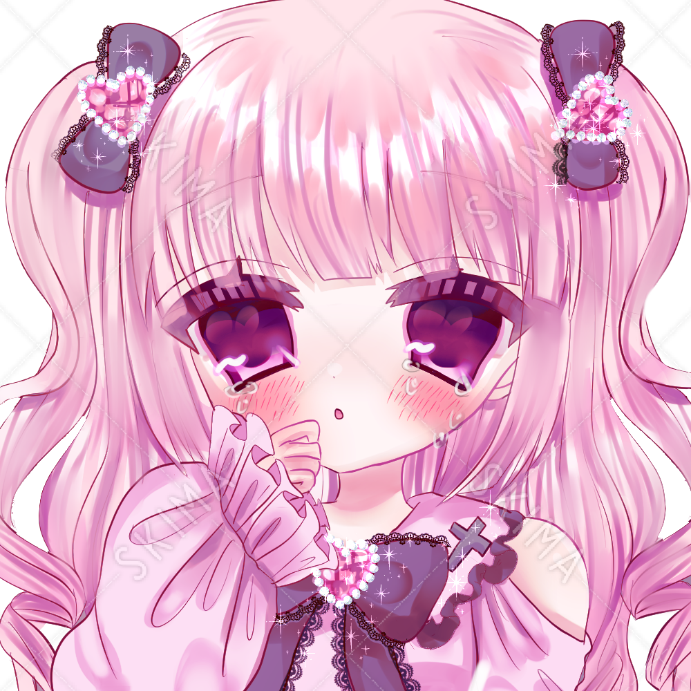 icon(涙差分有)量産型地雷系女の子 | スキマ - イラスト依頼・opt販売ならSKIMA