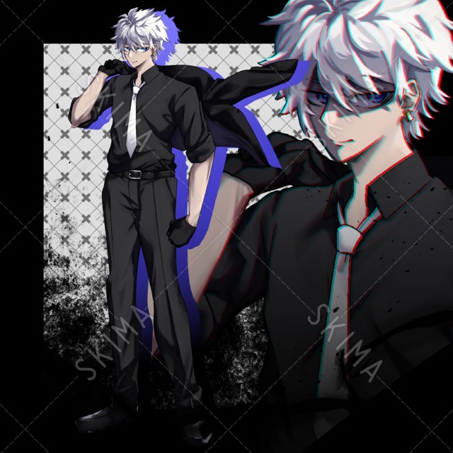 Adopt 37 褐色スーツの男性【表情8種】 | スキマ - イラスト依頼・opt販売ならSKIMA