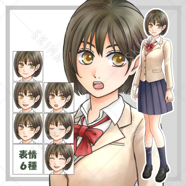 Adopt/表情6種 | スキマ - イラスト依頼・opt販売ならSKIMA