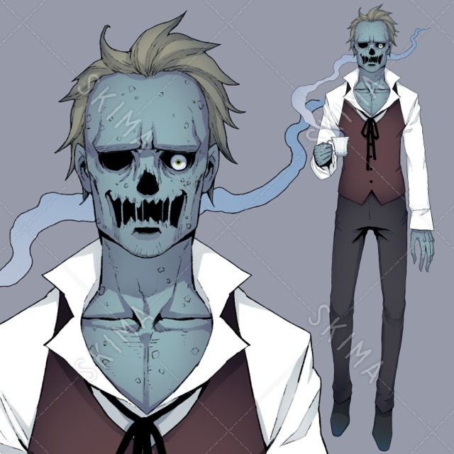 ゾンビ紳士 | スキマ - イラスト依頼・opt販売ならSKIMA