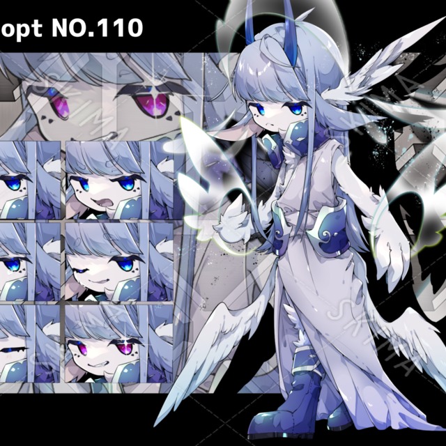 【マスコット】adopt | スキマ - イラスト依頼・opt販売ならSKIMA