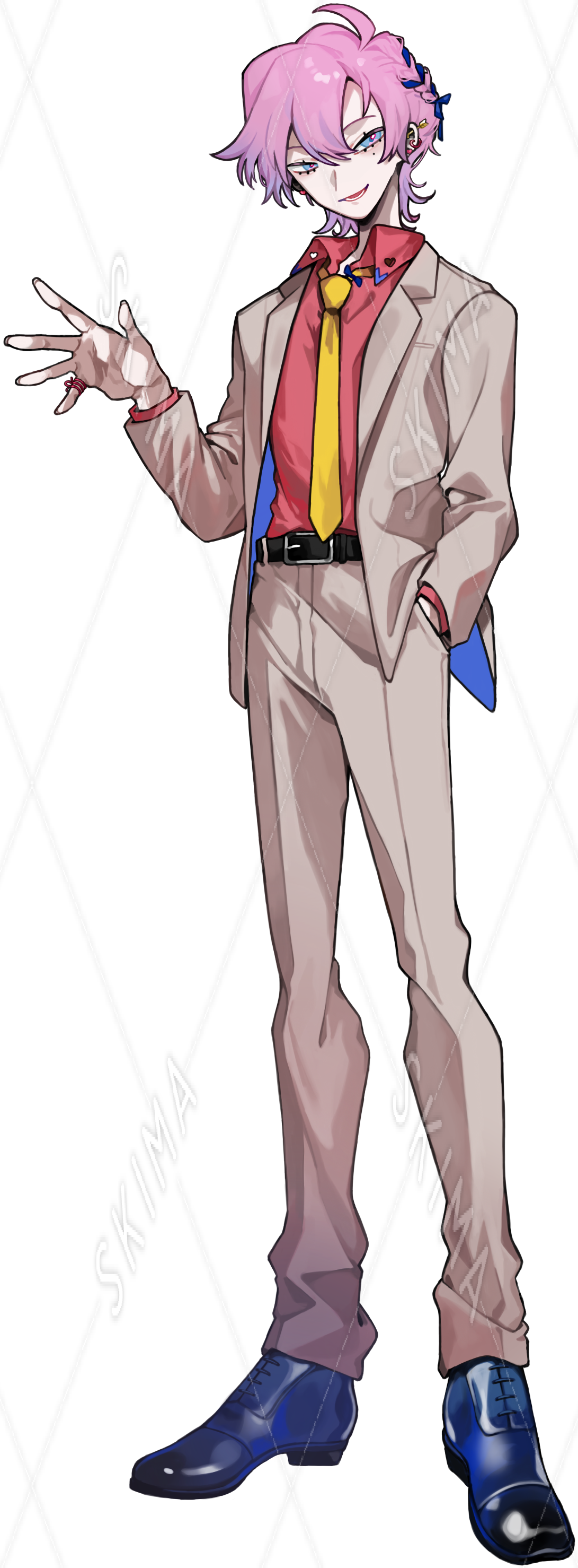 立ち絵販売【表情差分6種+眼鏡2種+SD1種】 | SKIMA（スキマ）