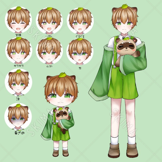 IRIAMでご使用可能な立ち絵＋SD＋表情差分9種(TRPGでも可能) | スキマ - イラスト依頼・opt販売ならSKIMA