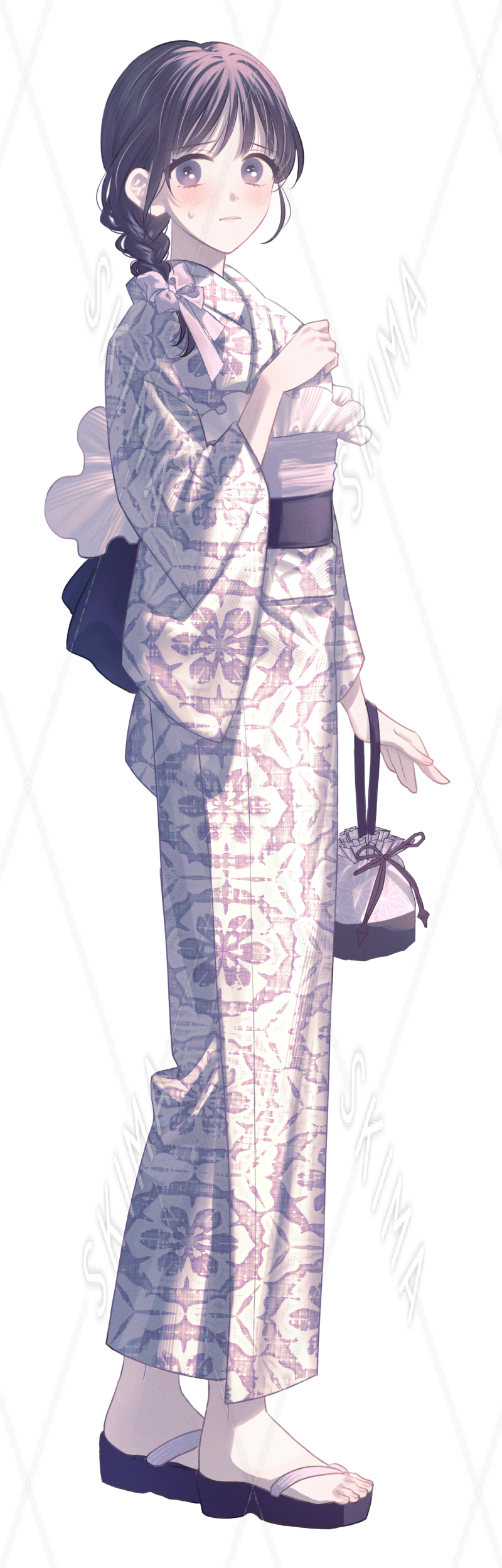 【adopt.19】浴衣の少女【表情差分10種】 | SKIMA（スキマ）