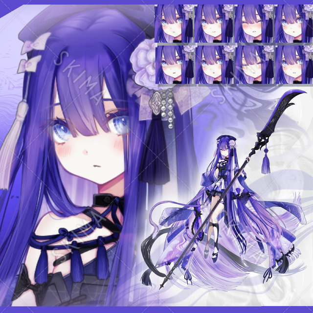 【Adopt_43】表情8種＋薙刀 | SKIMA（スキマ）