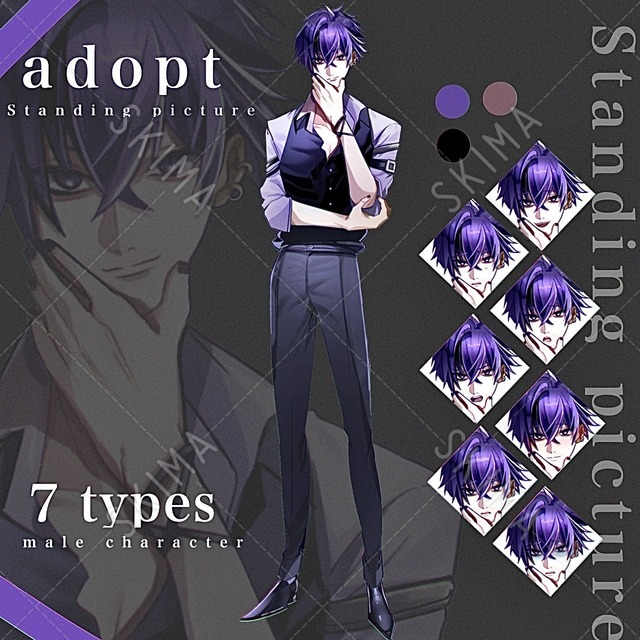 【adopt】表情差分 7種類 | SKIMA（スキマ）