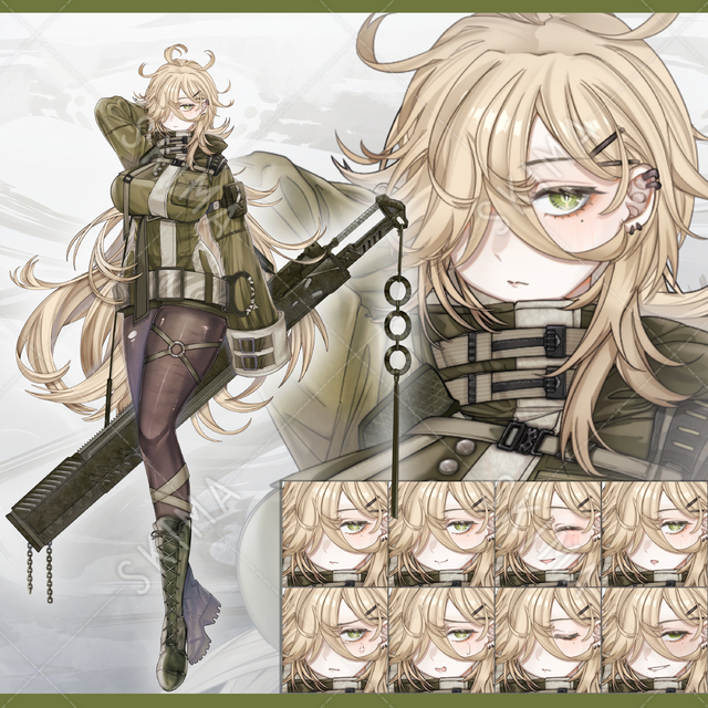 【Adopt_72】表情8種＋刀 | SKIMA（スキマ）