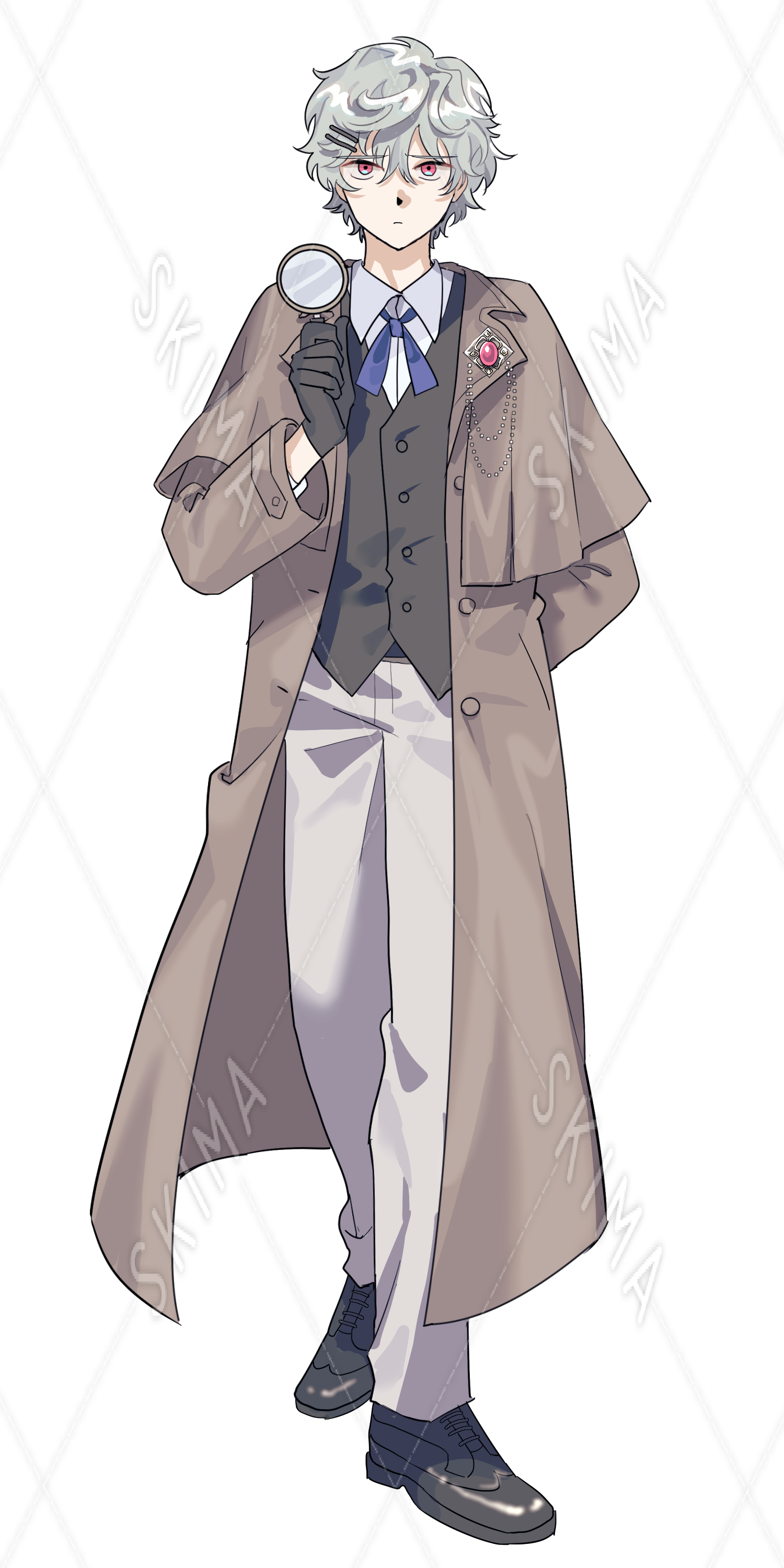 【Adopt_07】探偵風の青年 | SKIMA（スキマ）