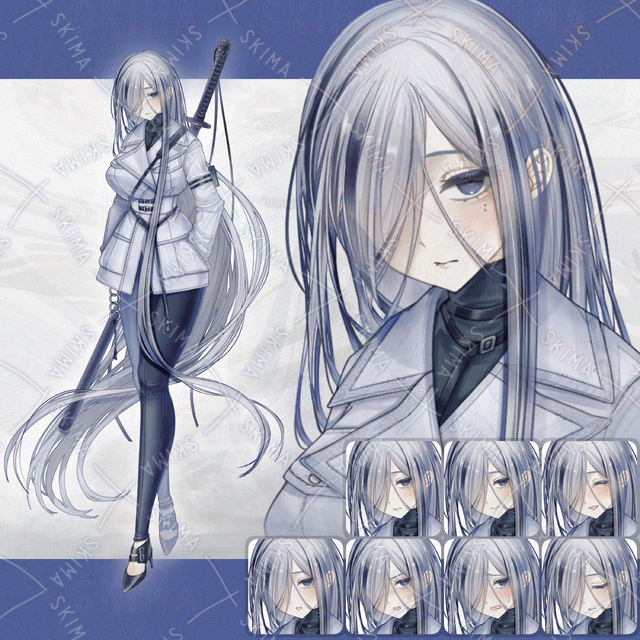 【Adopt_81】表情7種＋刀 | SKIMA（スキマ）