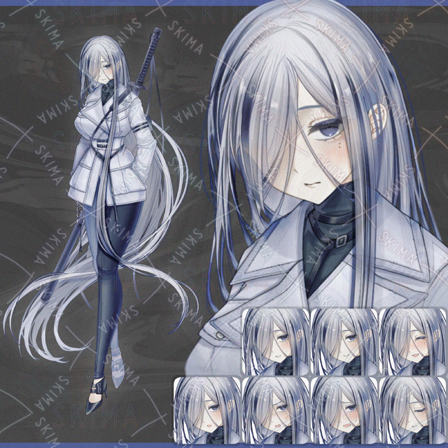 【Adopt_81】表情7種＋刀 | SKIMA（スキマ）