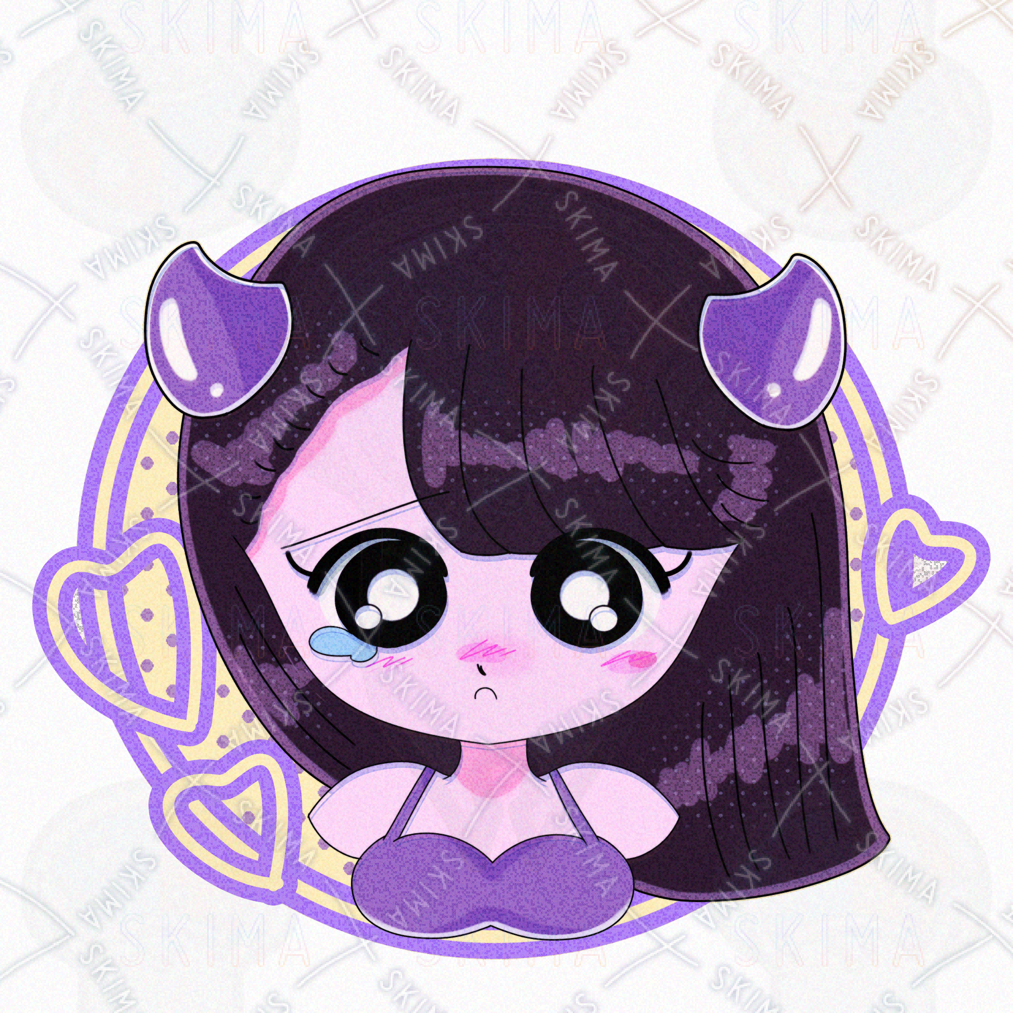 泣いてるツノの生えた女の子2 | SKIMA（スキマ）