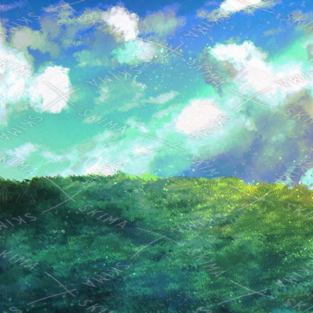 【期間限定SALE！】青空と草原【2/13まで！】 | SKIMA（スキマ）