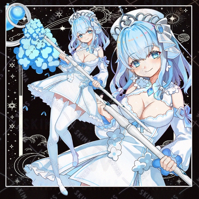 ヒーラー/魔法使いの少女【表情5種】Adopt_11 | SKIMA（スキマ）