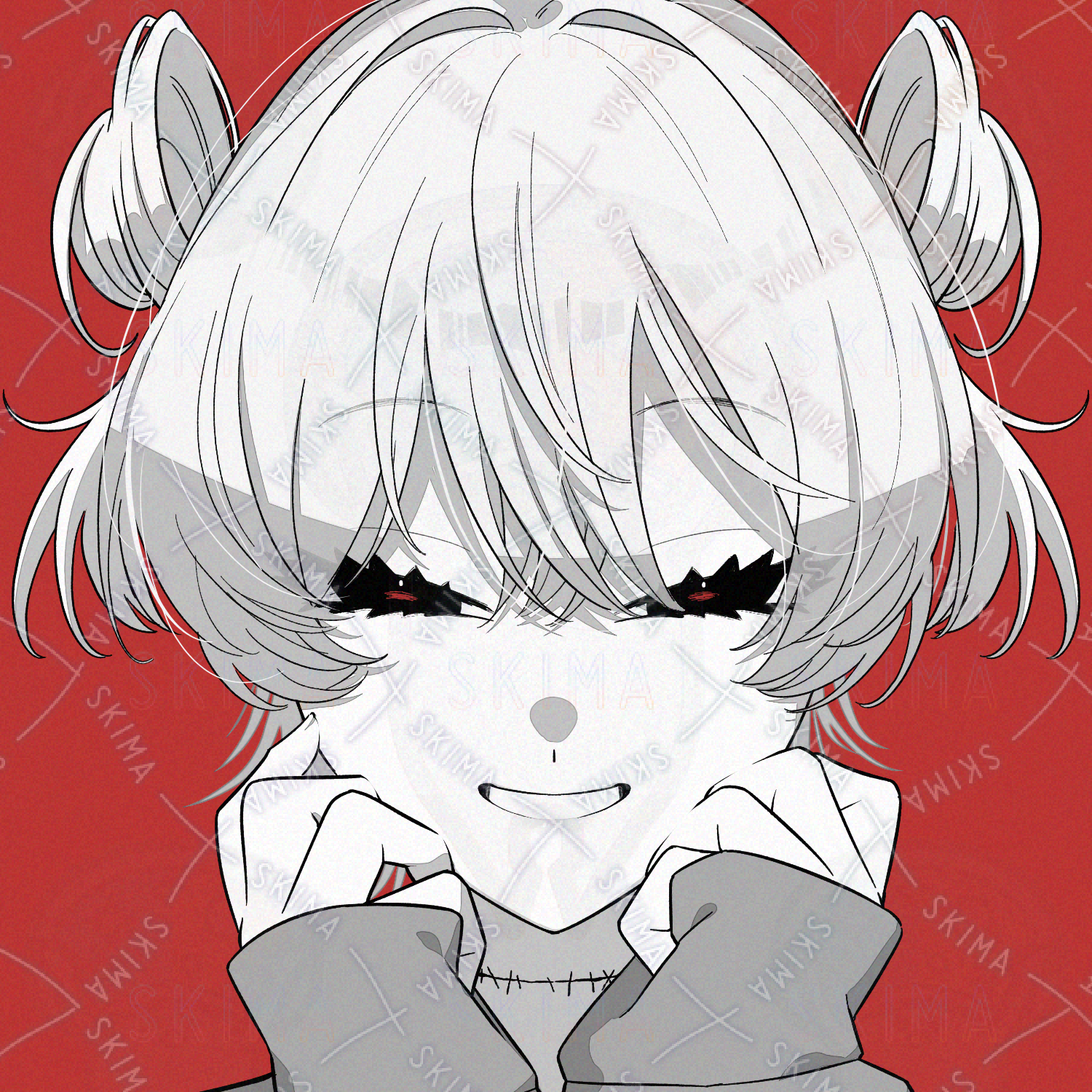 【No.010】SNSアイコン【モノクロ】 | SKIMA（スキマ）