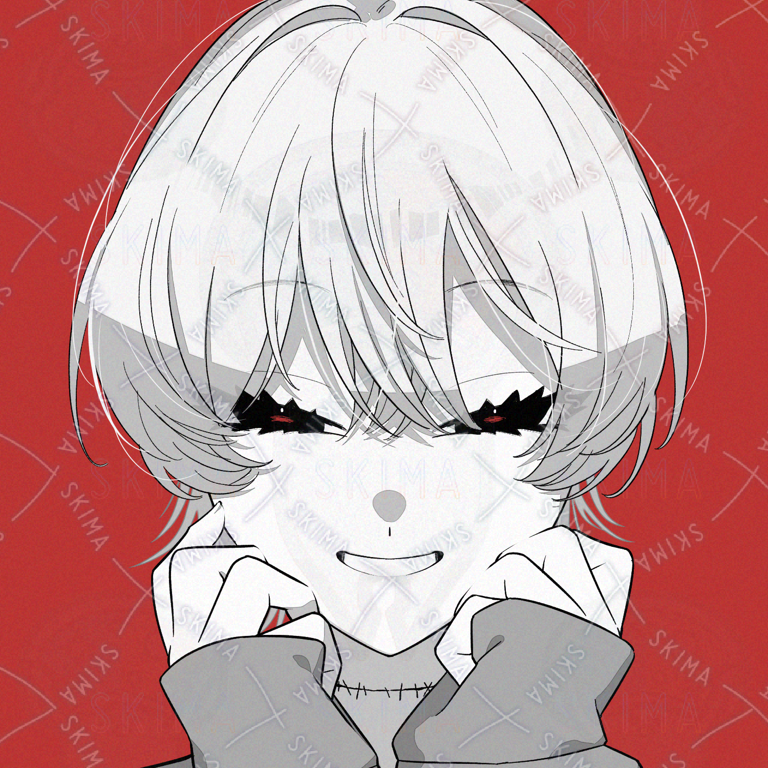 【No.010】SNSアイコン【モノクロ】 | SKIMA（スキマ）