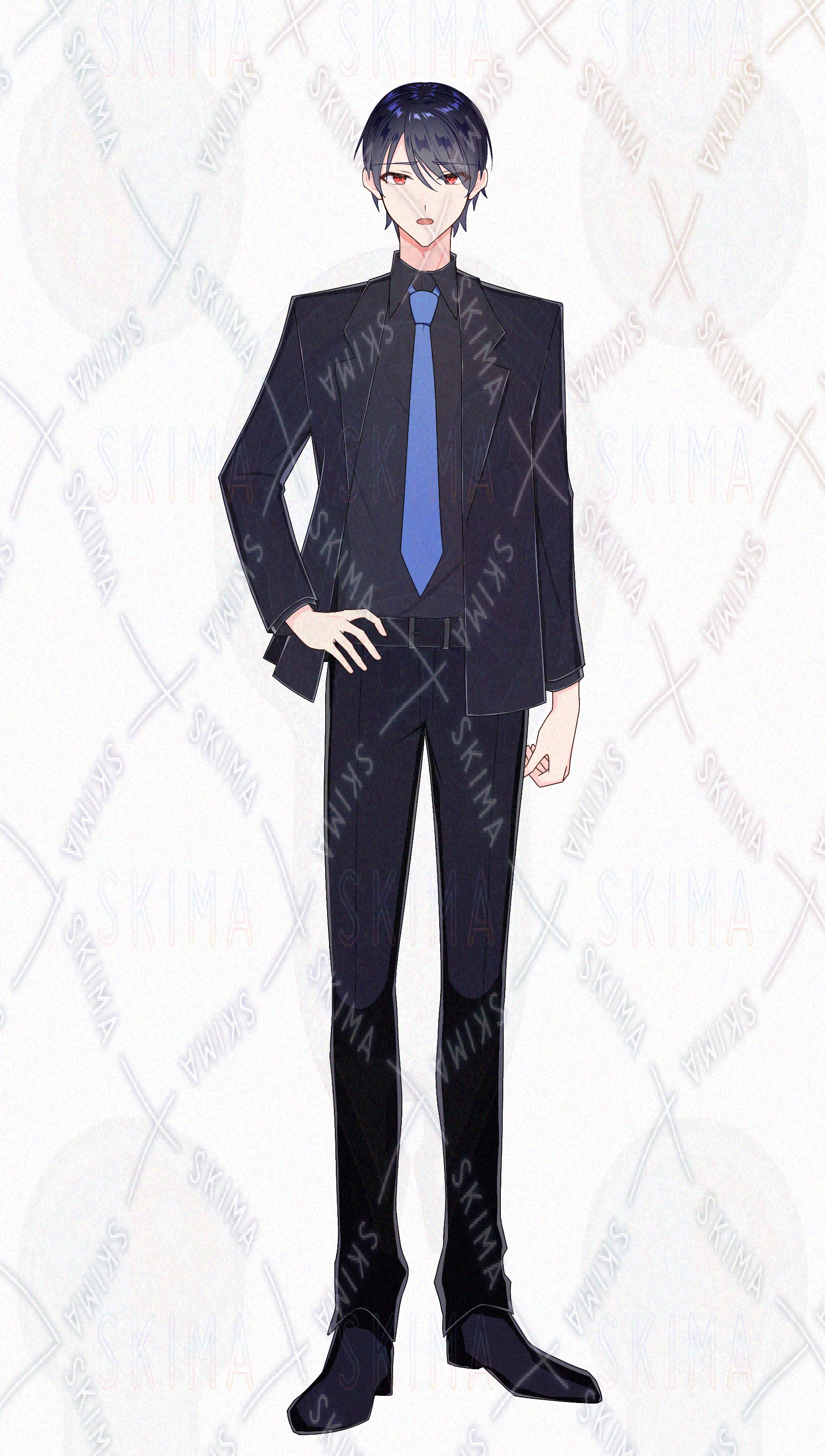 表情差分5枚 男性キャラ 立ち絵 | SKIMA（スキマ）