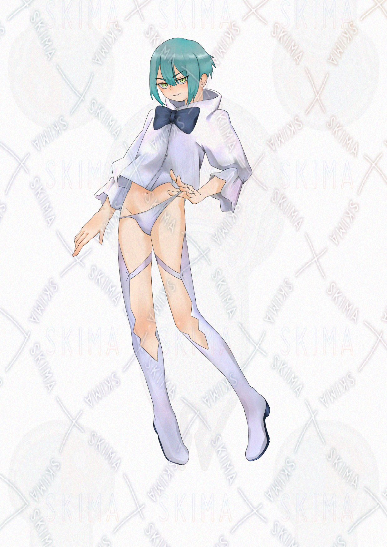 【性別なし】差分4枚キャラクター立ち絵 | SKIMA（スキマ）