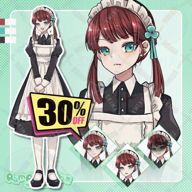 【30％off /4月限定】凛とした真面目メイド | SKIMA（スキマ）