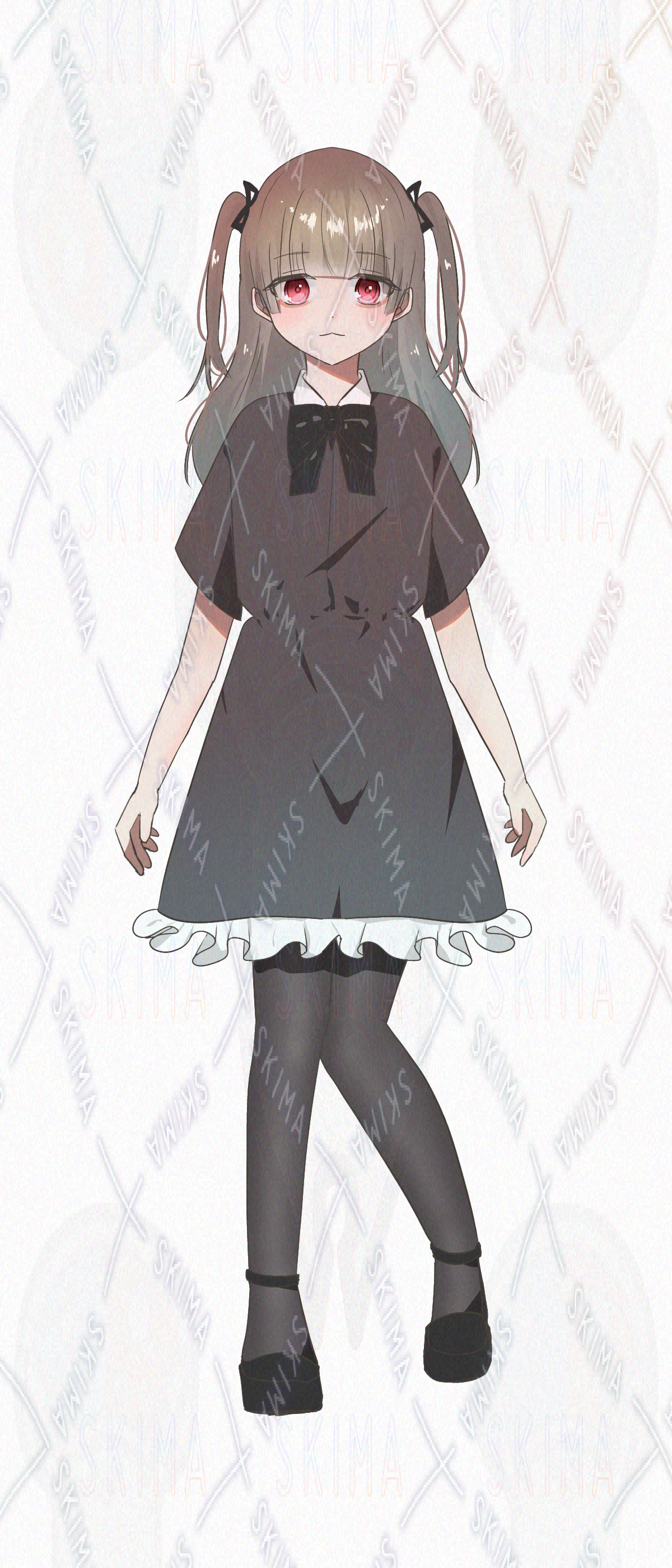 【立ち絵】女の子 ハーフツイン | SKIMA（スキマ）