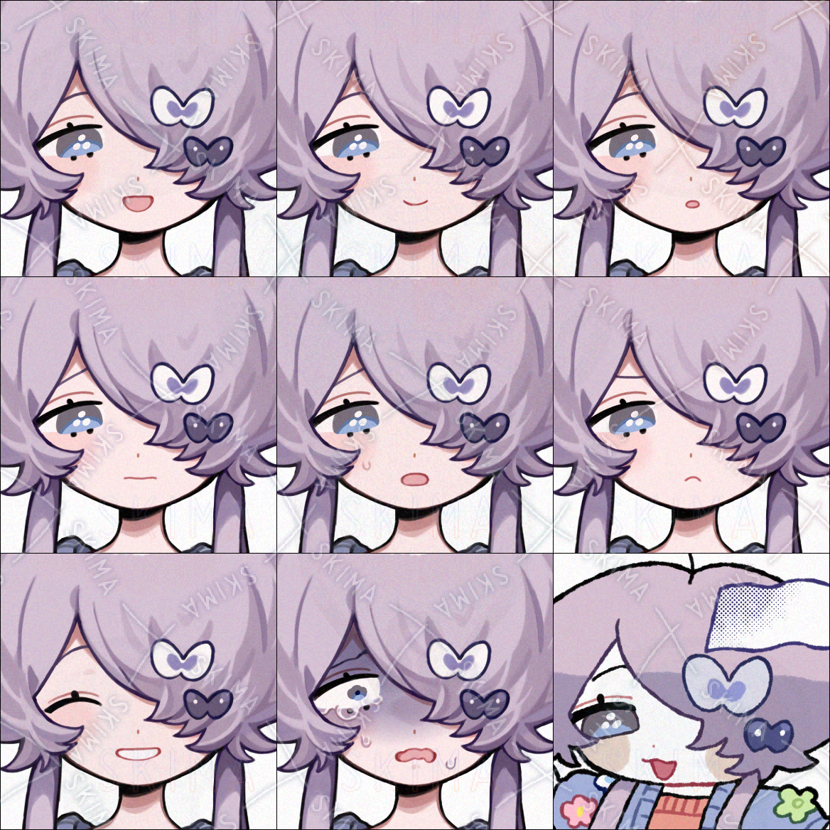 立ち絵販売【表情差分8種+SD1種】 | SKIMA（スキマ）