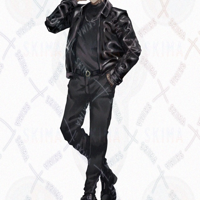 adopt.43 男性立ち絵 返り血差分有り | SKIMA（スキマ）