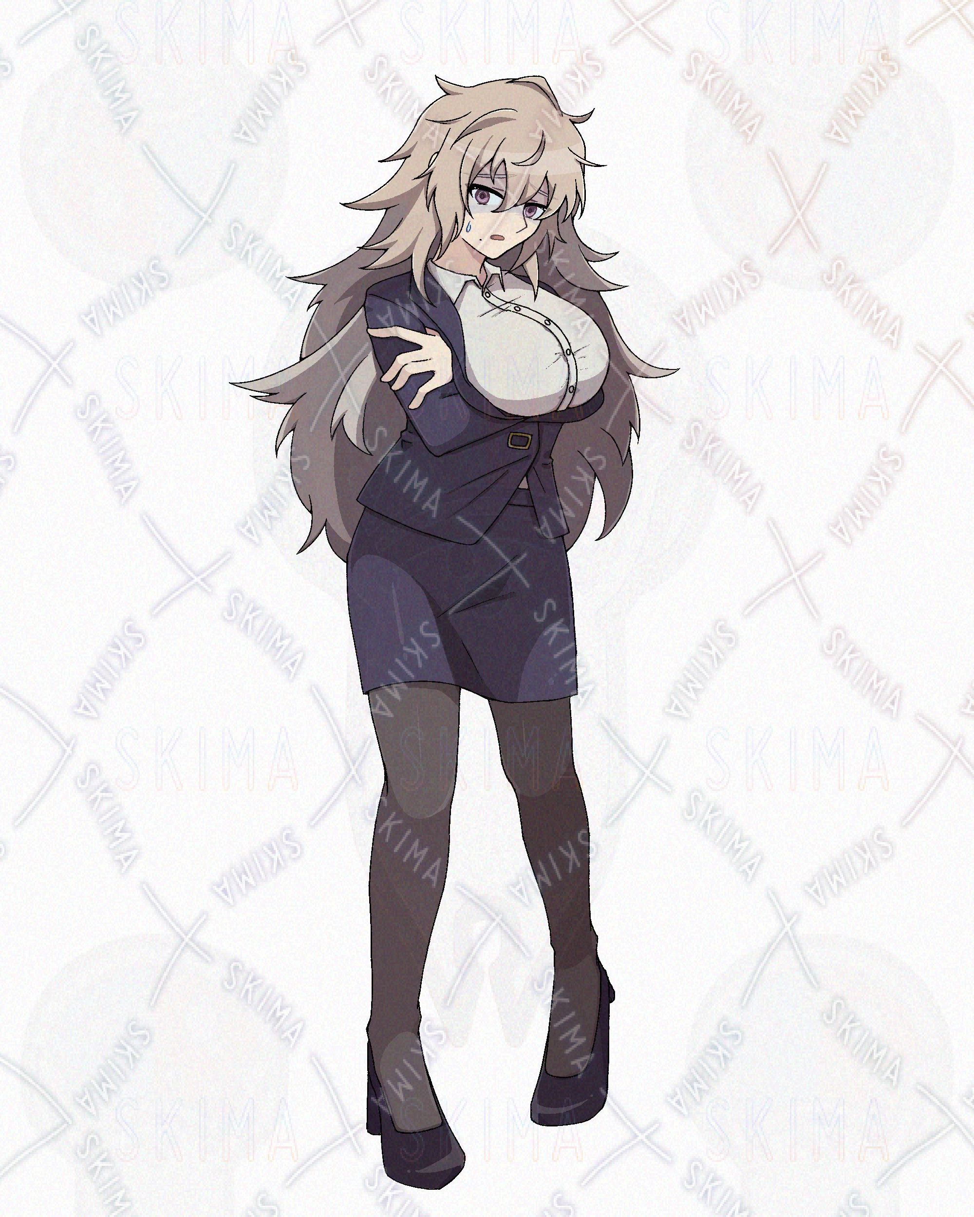 【adopt:06】弱気なスーツの女【png8枚】 | SKIMA（スキマ）