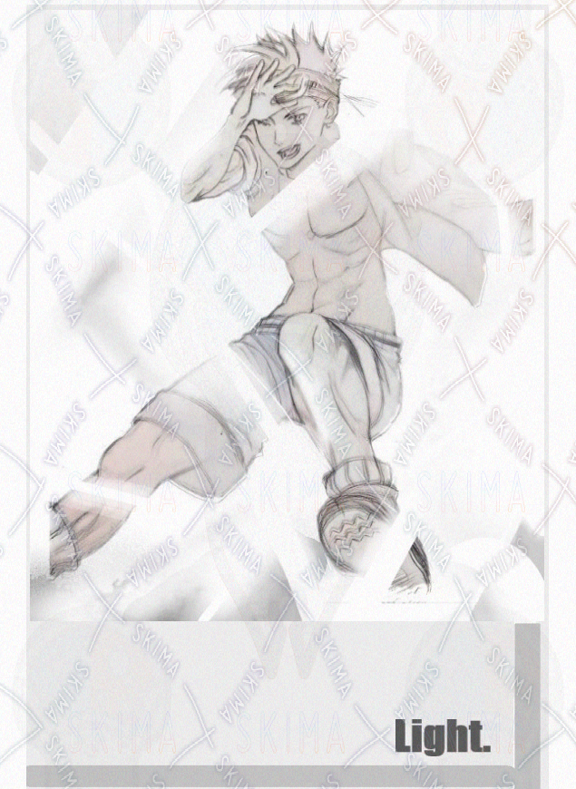 【商用利用OK！】片腕の青年 | SKIMA（スキマ）