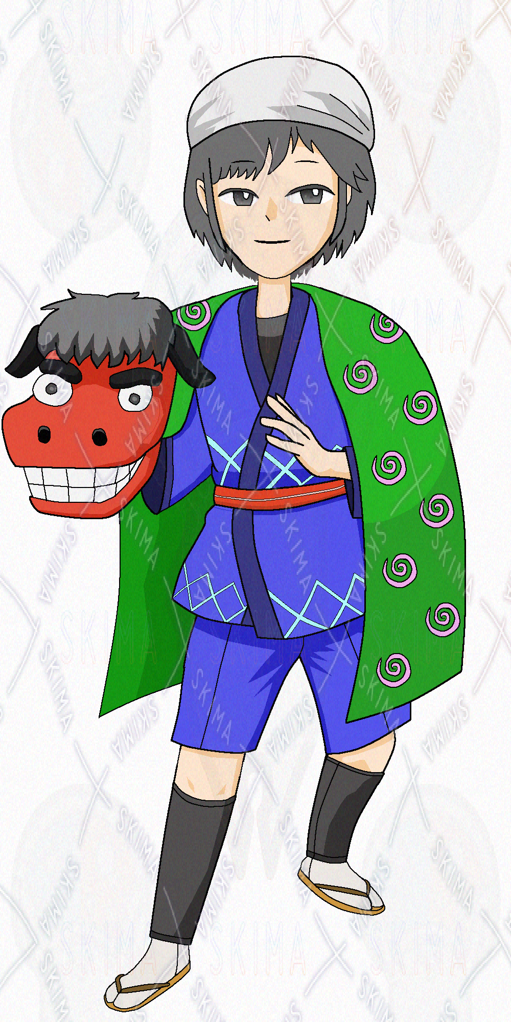 IRIAM立ち絵(Ver2/3対応)：獅子舞 | SKIMA（スキマ）