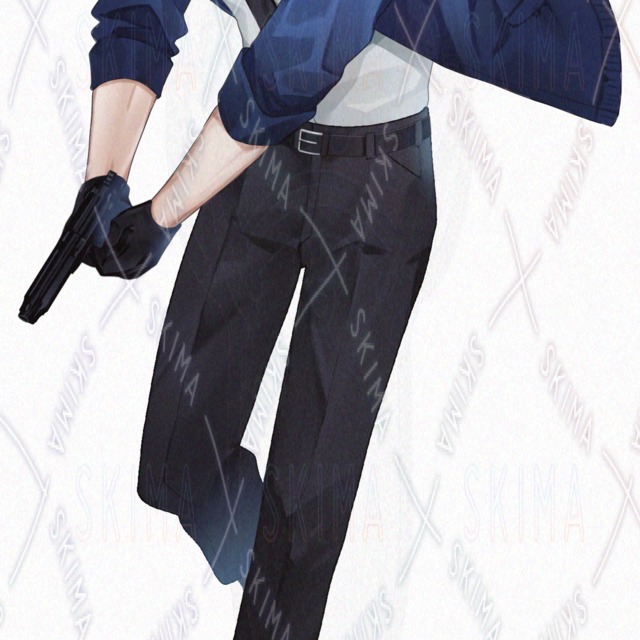 adapt #26 FBIジャケットを着た男性 | SKIMA（スキマ）