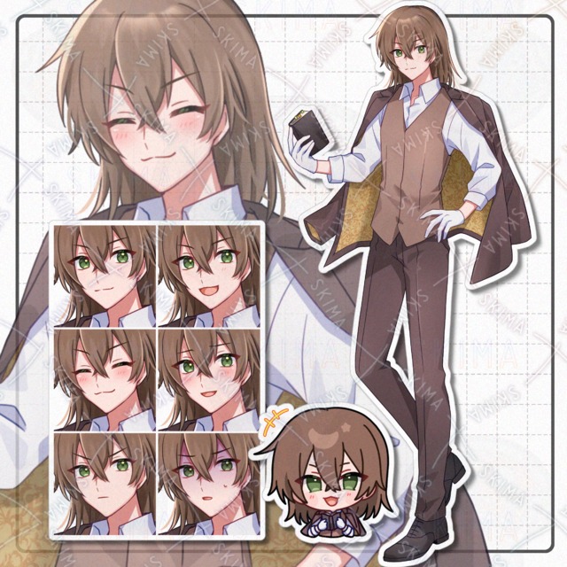 青年【ミニキャラ付】 | SKIMA（スキマ）