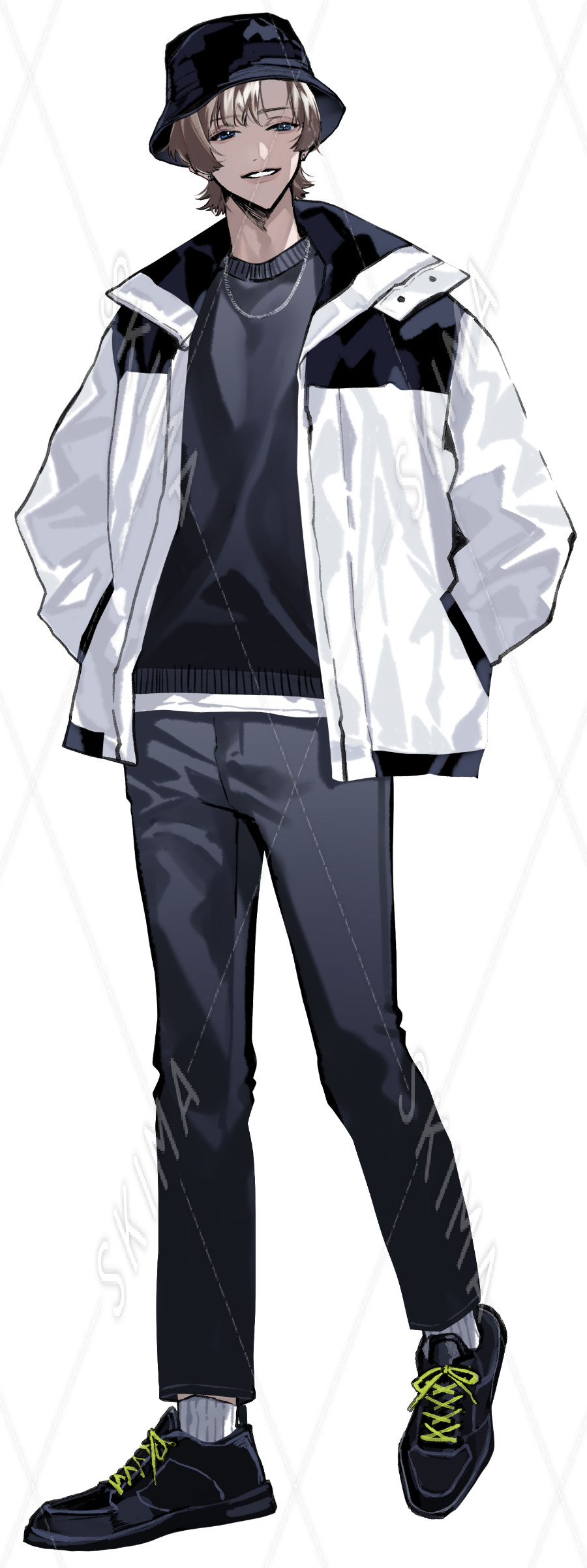 ：Adopt 003 [male] 表情差分4種&SD | スキマ - イラスト依頼・キャラ販売ならSKIMA