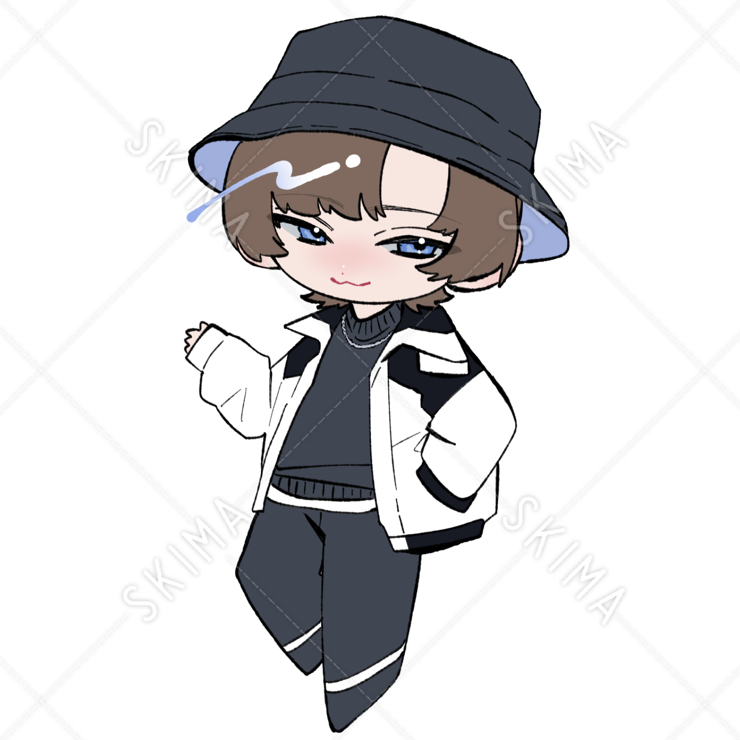 ：Adopt 003 [male] 表情差分4種&SD | スキマ - イラスト依頼・キャラ販売ならSKIMA