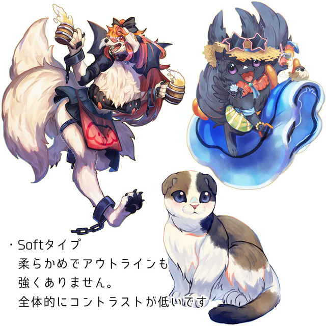 【ケモノ、獣人特化】★SD/デフォルメキャラ制作 | スキマ - イラスト依頼・opt販売ならSKIMA