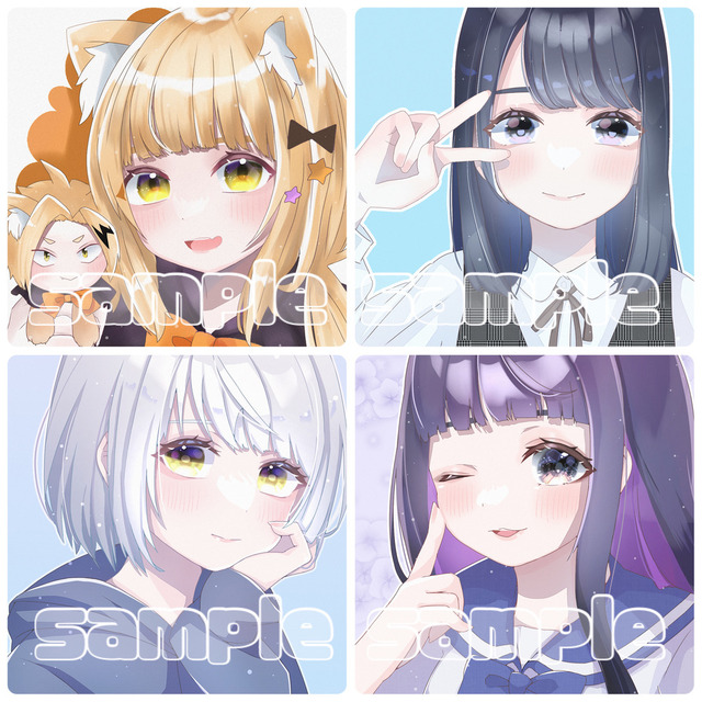 SNS等のアイコン・イラスト描きます！ | スキマ - イラスト依頼・キャラ販売ならSKIMA