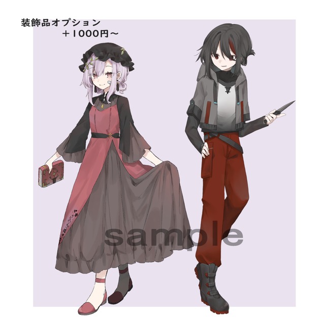 TPRG・ゲーム等の立ち絵制作 | スキマ - イラスト依頼・キャラ販売ならSKIMA