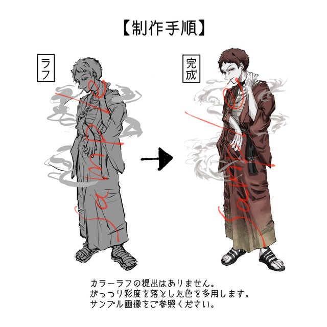 TRPG 等 全身立ち絵制作 全身3000円〜 | スキマ - イラスト依頼・キャラ販売ならSKIMA