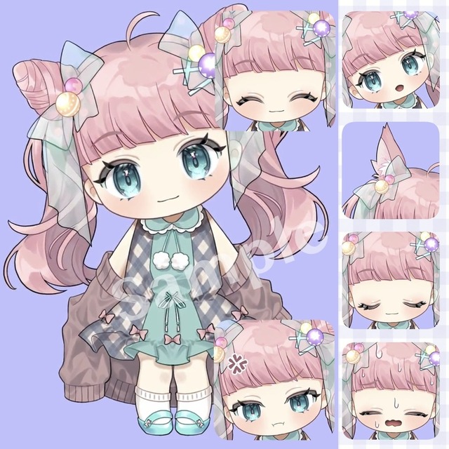 【商用・立ち絵制作込み】SD・ミニキャラLive2Dモデル制作 | スキマ - イラスト依頼・キャラ販売ならSKIMA