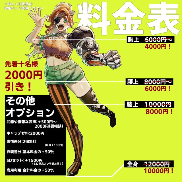 【残り2名⭐︎2000円オフ】TRPG立ち絵オーダー | SKIMA（スキマ）