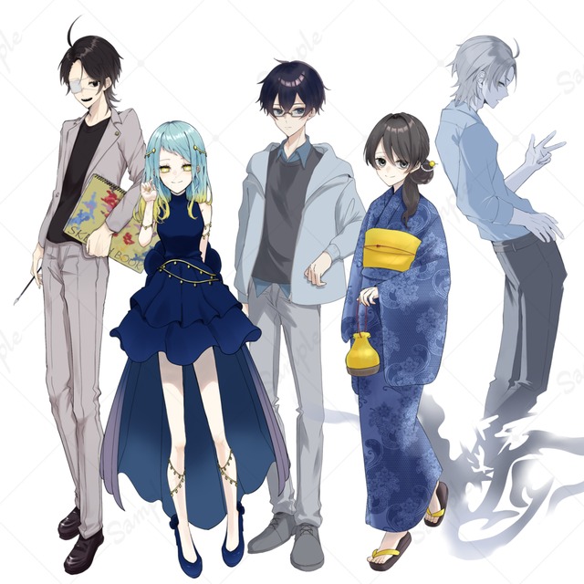 【TRPG立ち絵制作】膝上／全身＋表情差分付き｜人外・キャラデザOK！ | SKIMA（スキマ）