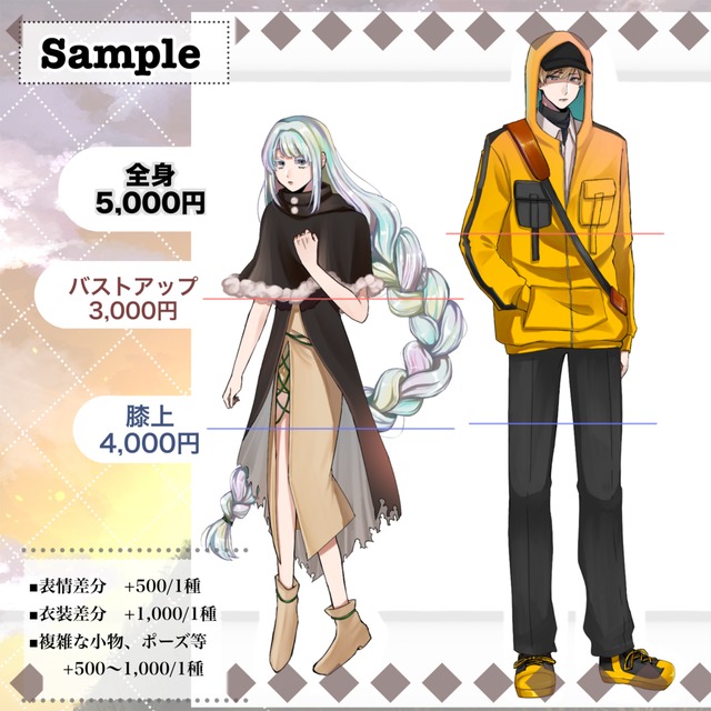 【立ち絵制作】TRPG・ゲーム・etc | SKIMA（スキマ）